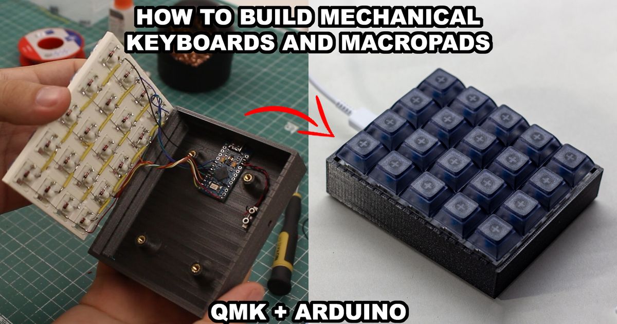 QMK 4x5 Custom Macropad - USB C Arduino Pro Micro par Djambo | Téléchargez gratuitement un ...