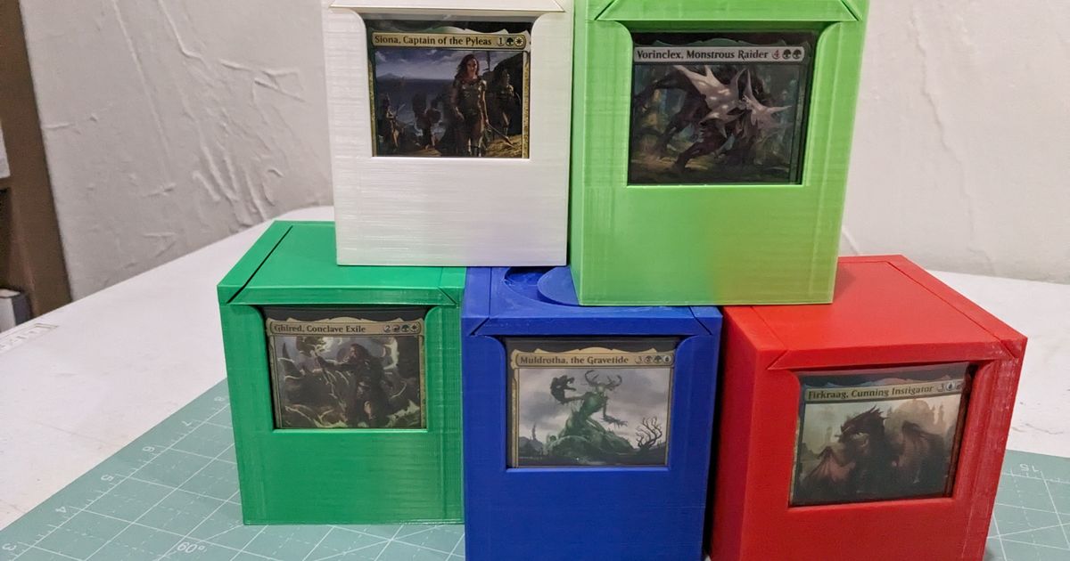 MTG - Commander Deck Box by masterHman | Download free STL model ...