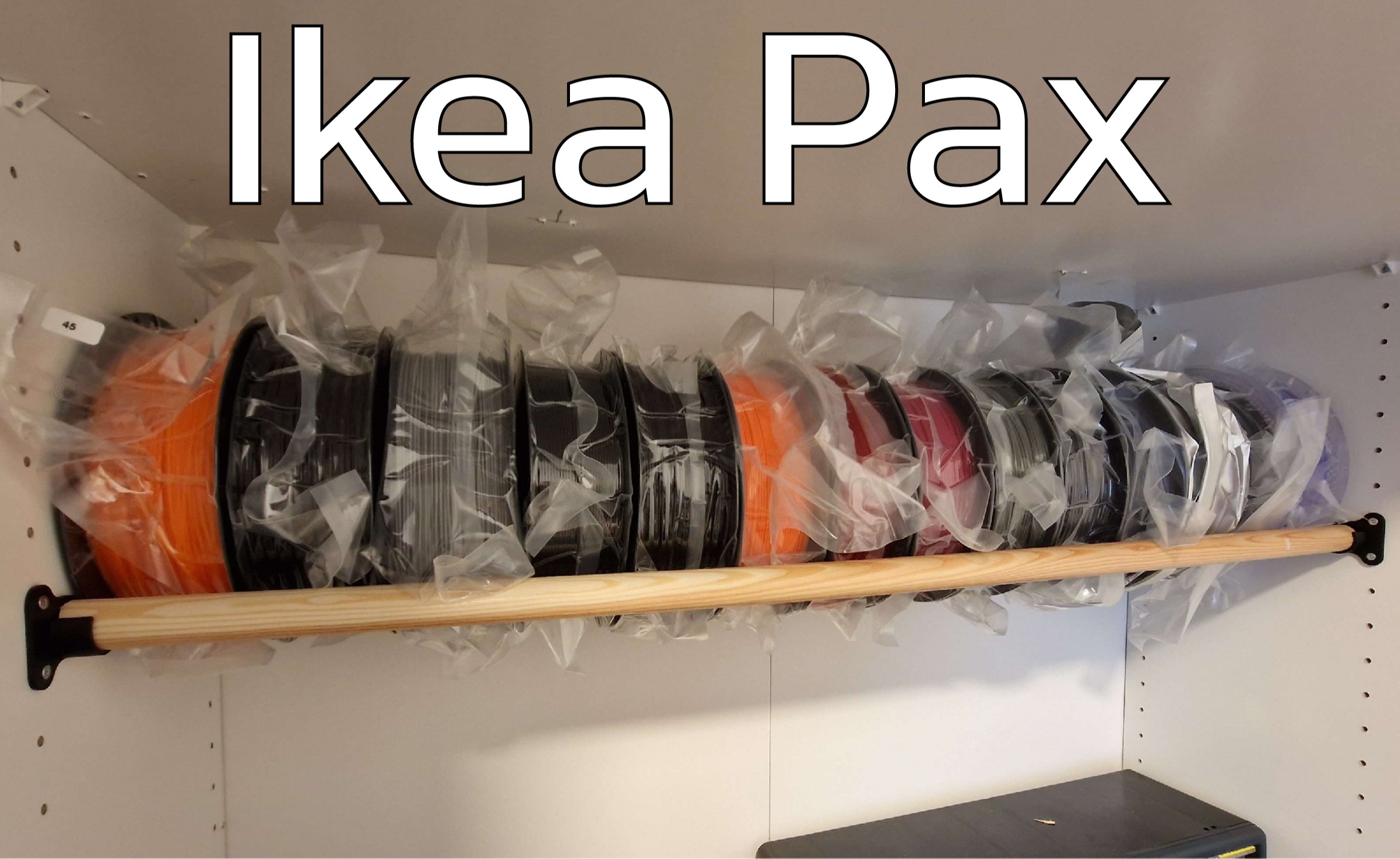Simple Ikea Pax Filament Storage by Tridense | Download free STL model ...