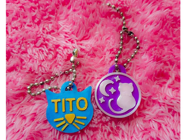 COLLAR PERSONALIZADO PARA GATO / CUSTOM NECKLACE FOR CAT by Malku ...