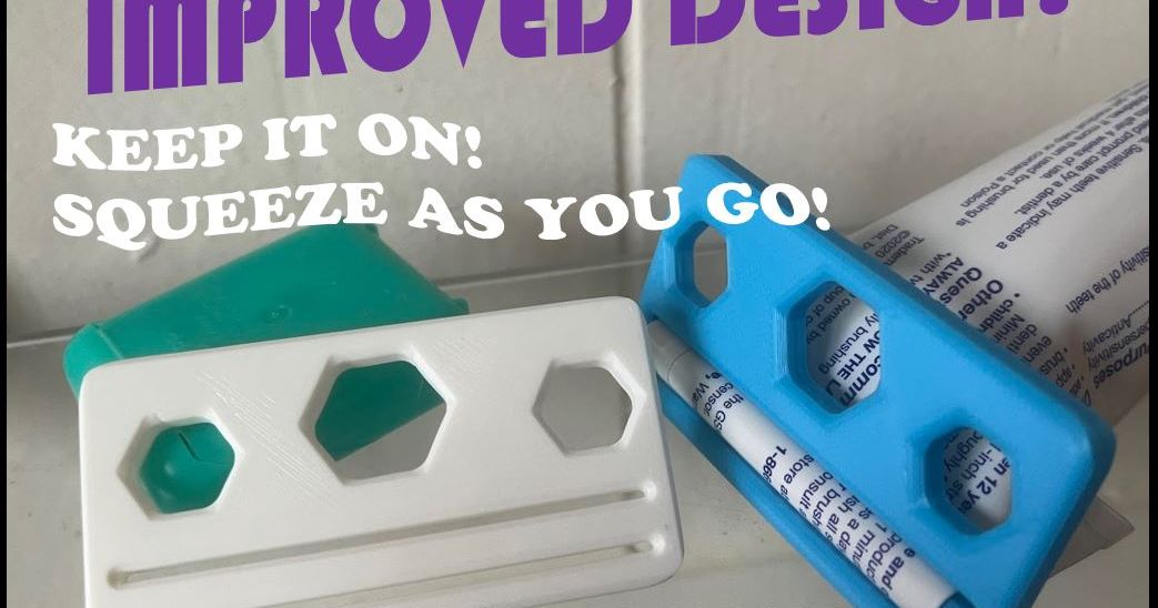 Toothpaste Tube Squeezer - Double-Slotted!!! by captaincorey | Download ...