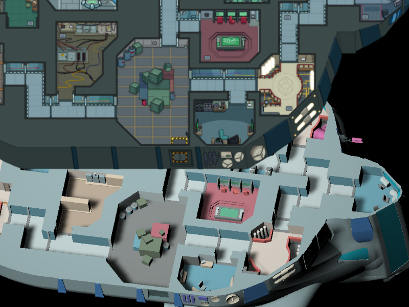 The Skeld scaled one in five hundred by tato_713 | Download free STL ...