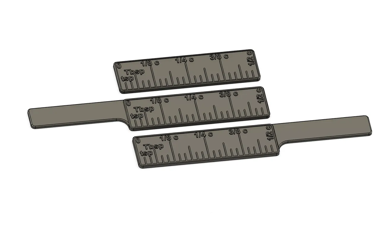 Butter Ruler by Neumo | Download free STL model | Printables.com