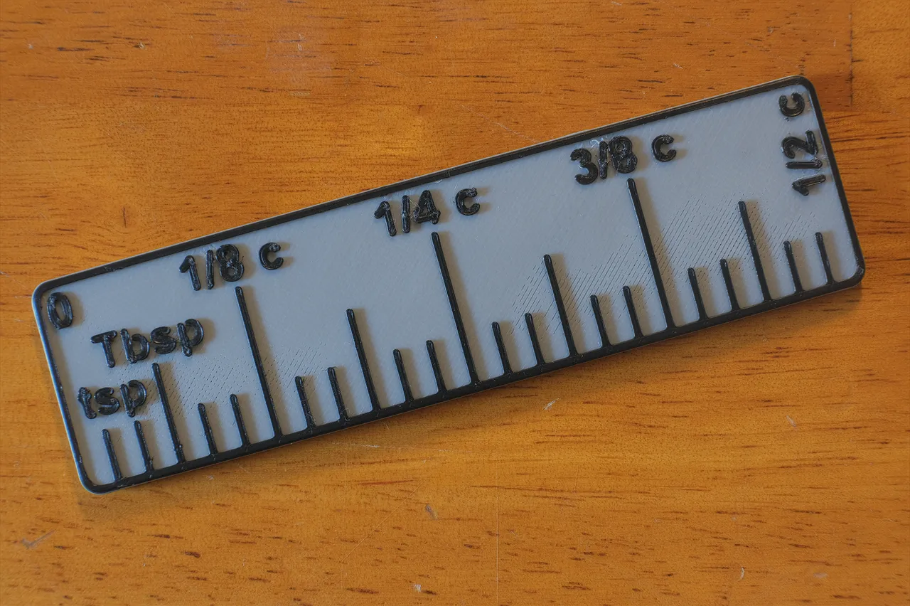 Butter Ruler by Neumo | Download free STL model | Printables.com
