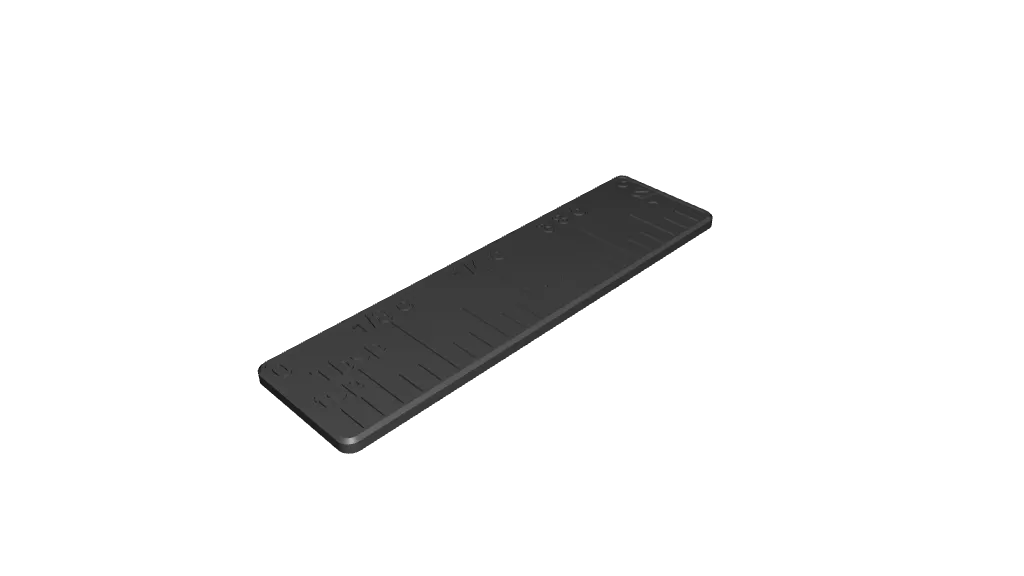 Butter Ruler by Neumo | Download free STL model | Printables.com