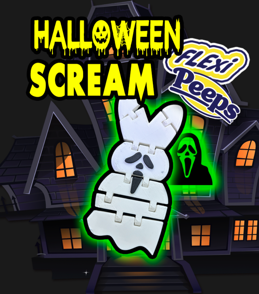 Halloween Flexi Peep Ghost Scream par K2_Kevin | Téléchargez ...