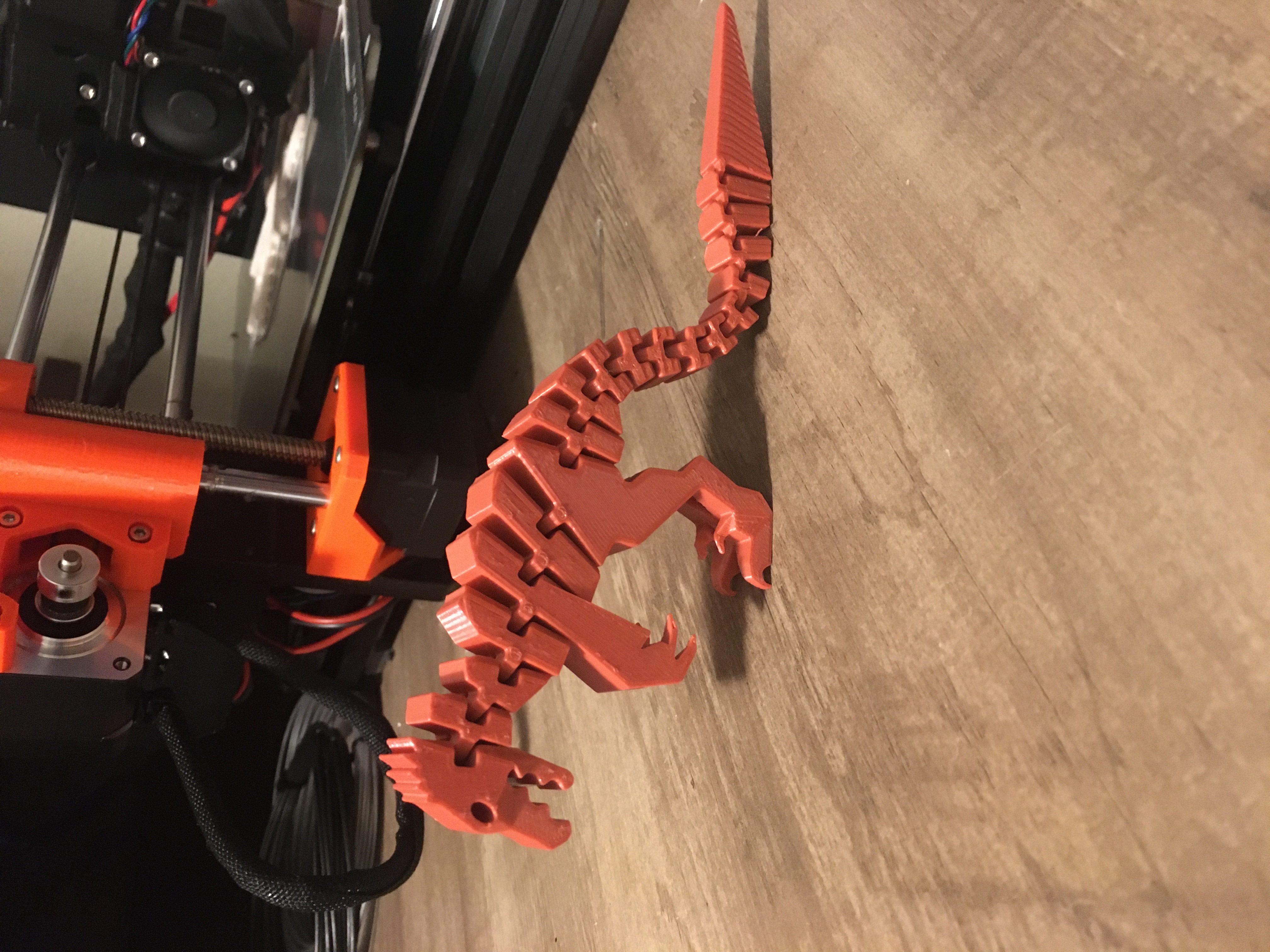 Fluffy feathered flexi Raptor V4 by Dinosaurs are cool | Download free ...