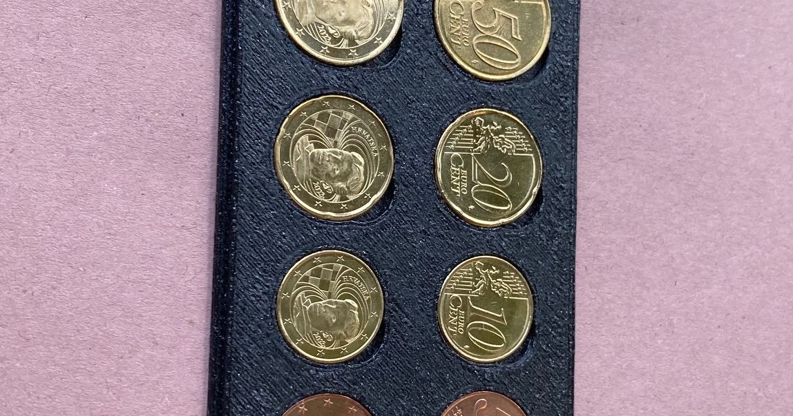 EUR coins case / etui by demarjan | Download free STL model ...