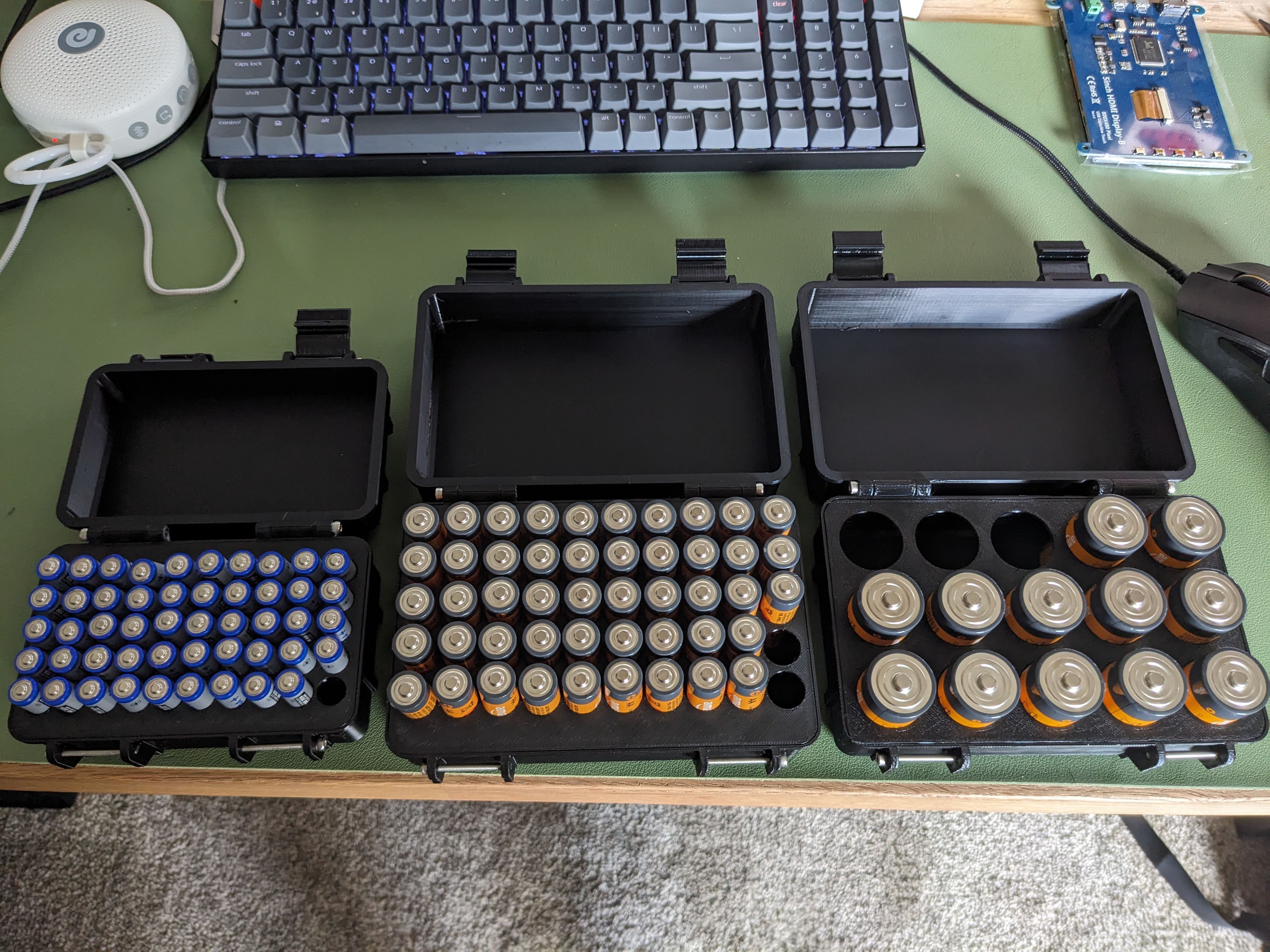 AAA Battery Rugged Box Lid with "AAA" or "COIN CELLS" Label by mpodella ...