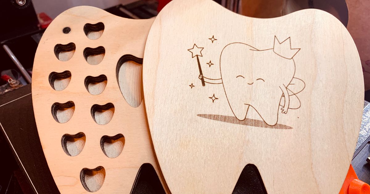 Wooden Tooth Box by Daniel Kasprowicz | Printables Store