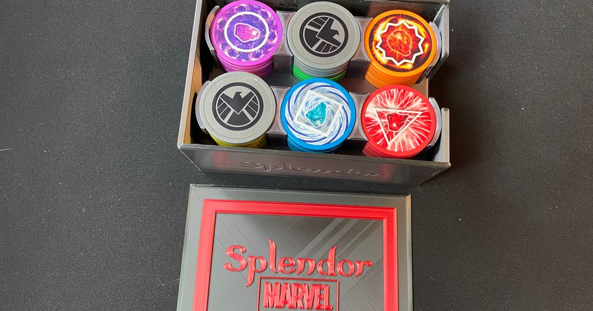Splendor Marvel Box by TheCraftedGeek | Download free STL model ...