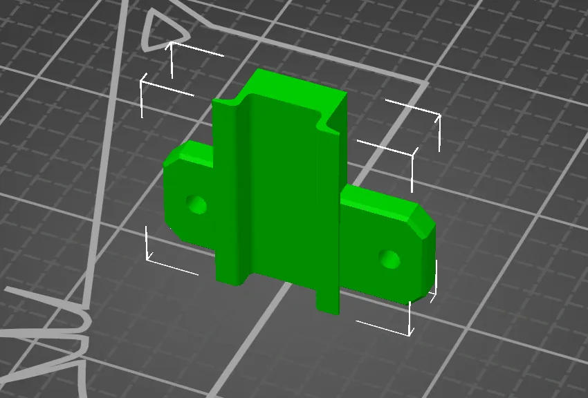 DIN Rail 3030 mount by VCore_2022 | Download free STL model ...