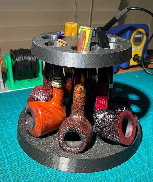 Pipe Stand for 7 Pipes by Aytaç SOLAK | Download free STL model ...