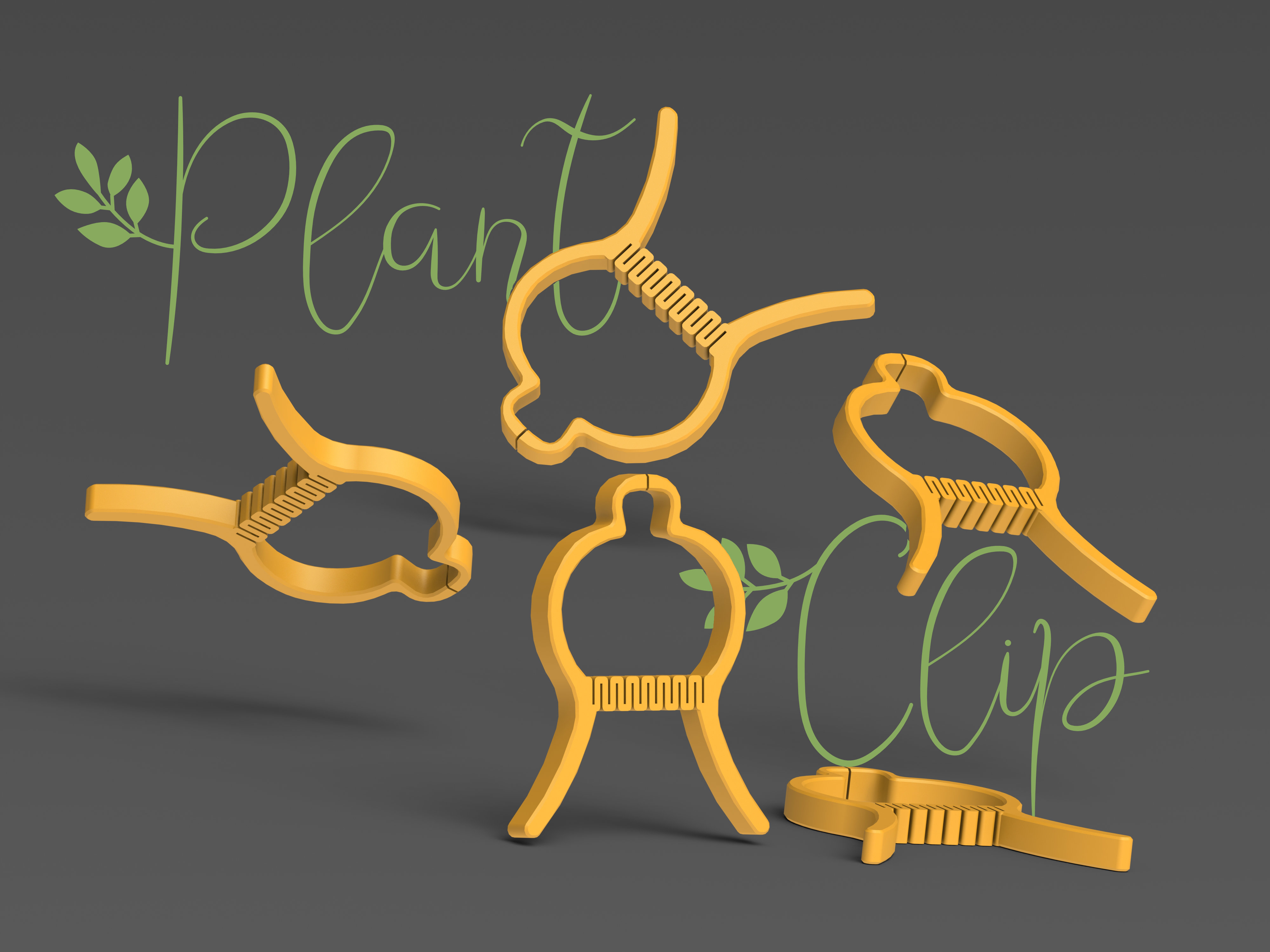 Plant clip by Chris (Aero)Engineering Design | Download free STL model ...