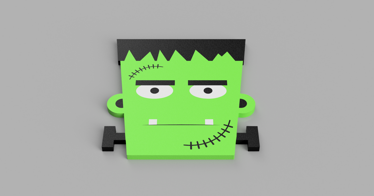 Frankenstein Wall Art by ThreeDimensions | Download free STL model ...