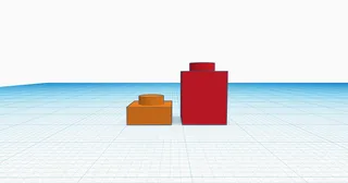 lego 1 x 2 brick and plate by D4Pick1eB0i | Download free STL model ...