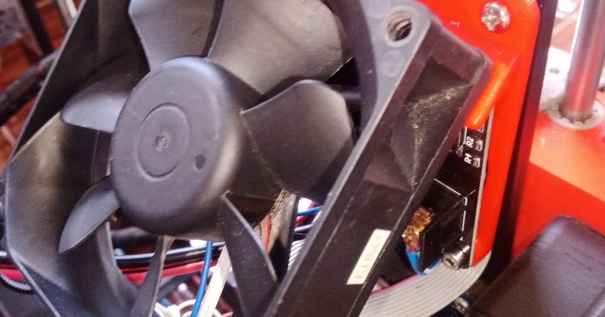 Parametric PCB and Fan Mount by alromh87 | Download free STL model ...