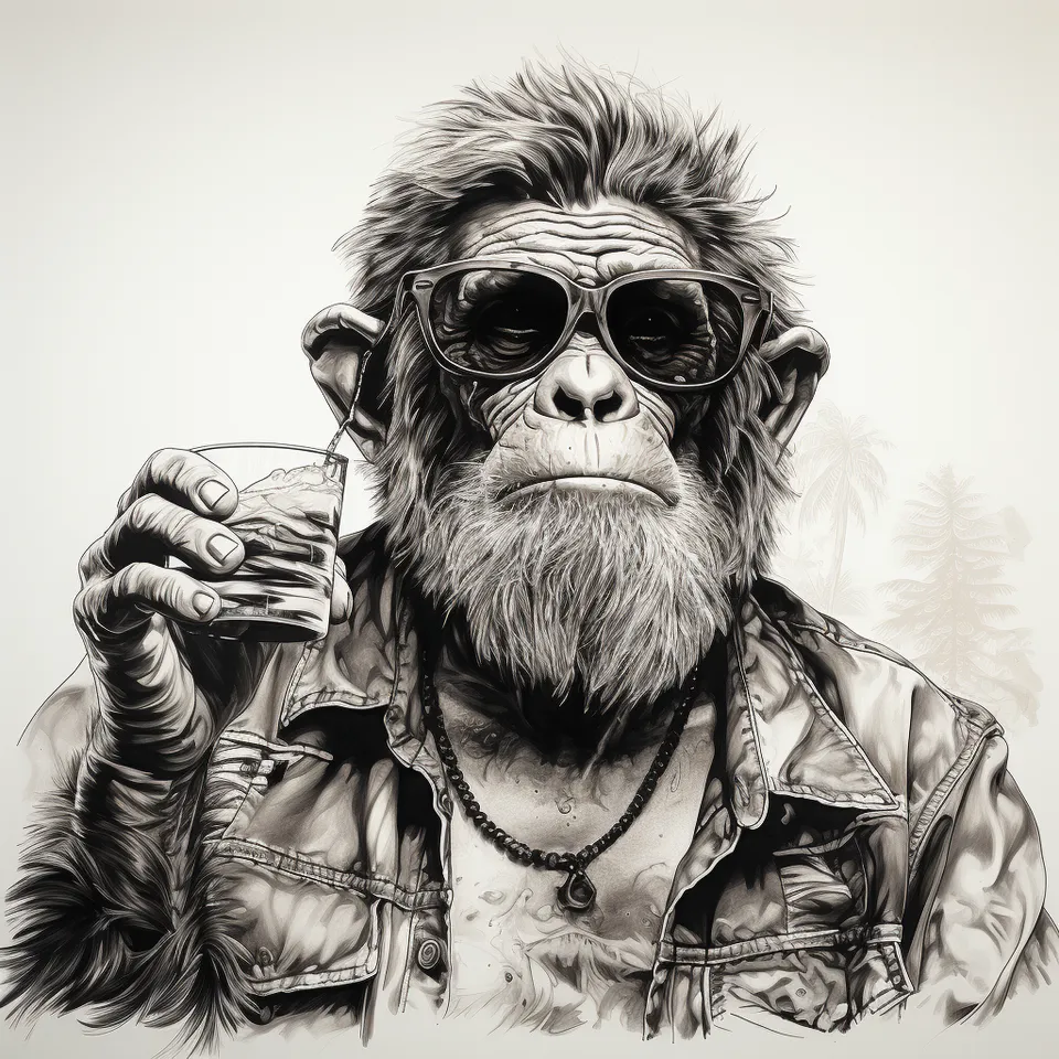 Tiki Drinking Monkey by Archchef | Download free STL model | Printables.com