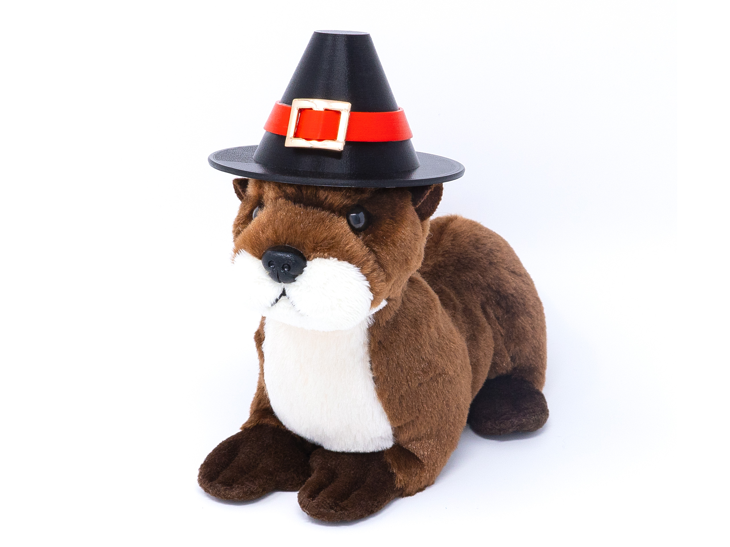 Thanksgiving Weasel Pilgrim Hat by lendres | Download free STL model ...