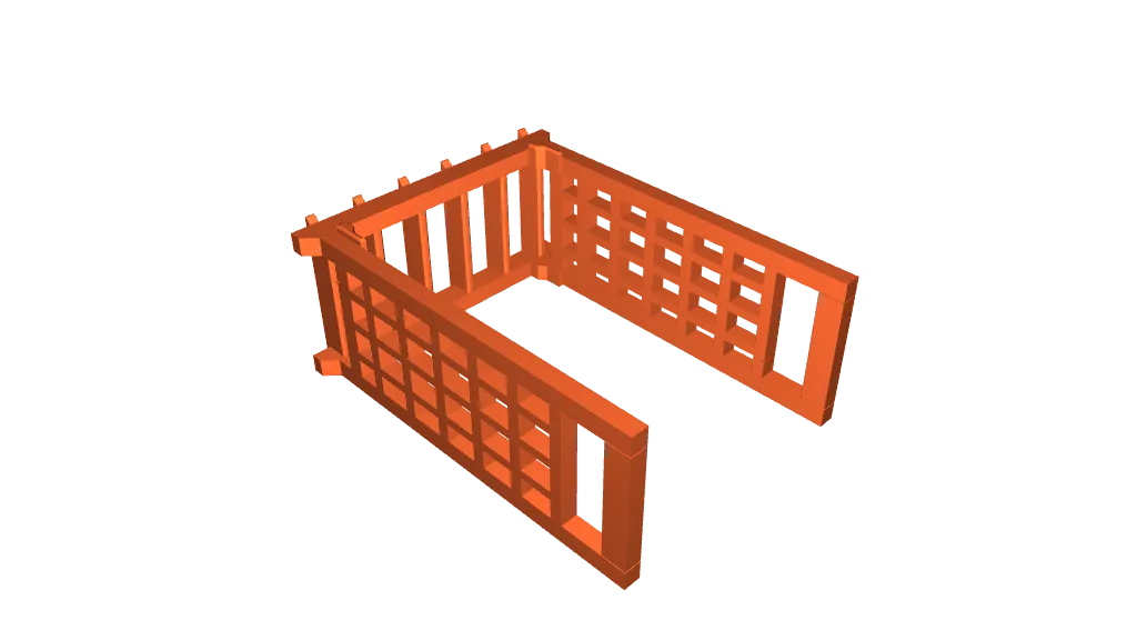 Mini Bridge Arbor by Marx's | Download free STL model | Printables.com