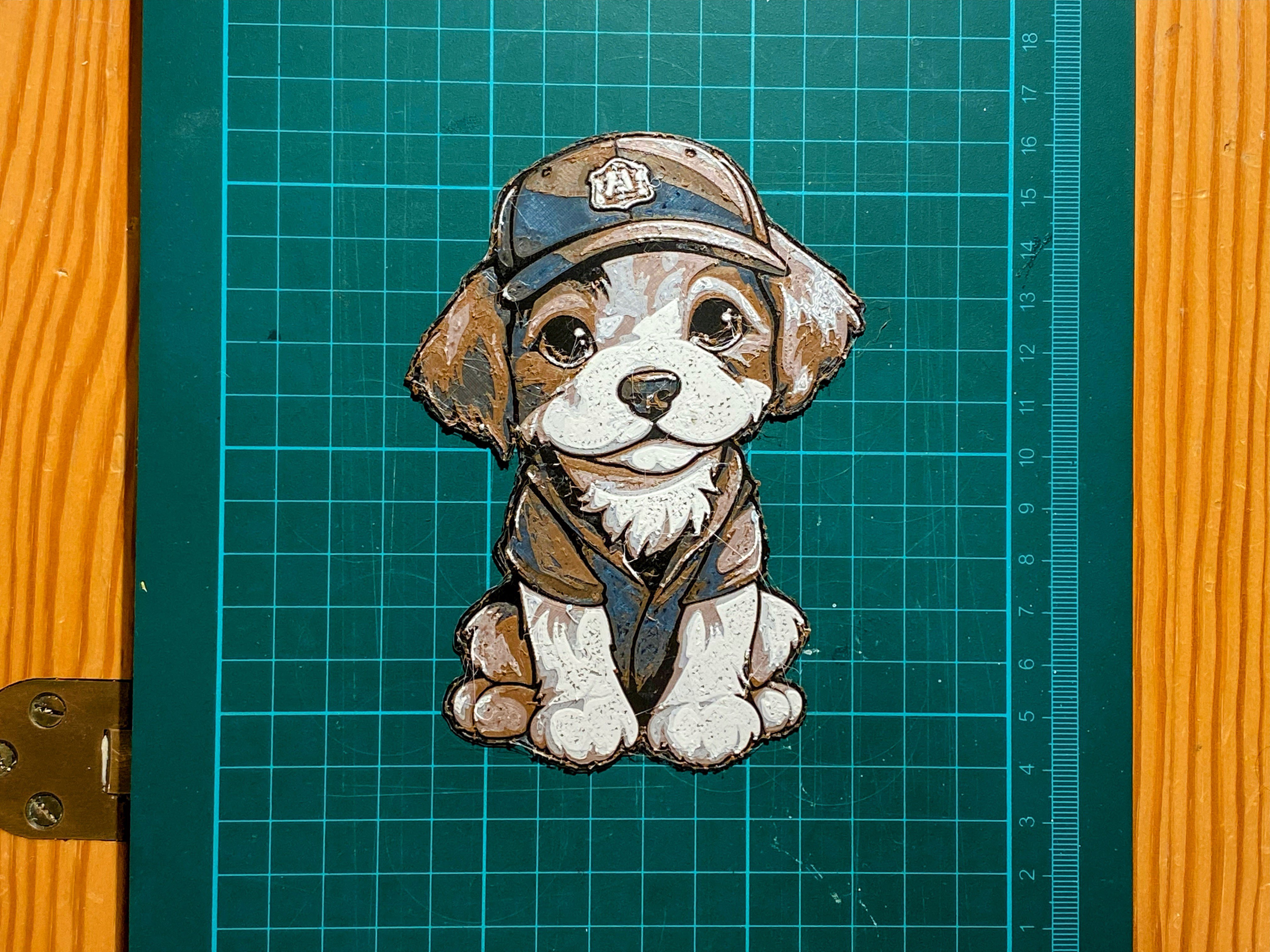 Baseball Doggo - Hueforge Art by LJ Prints | Download free STL model ...