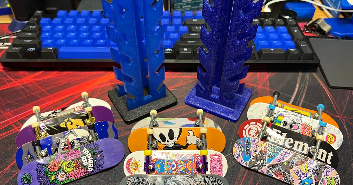 [UPDATED] Tech Deck Stand | Holds 10 Finger Boards!! | Compatible with ...