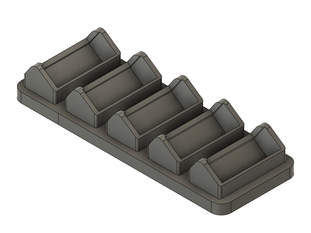 Držák WAGO svorek 5x 5W na DIN lištu (WAGO Holder For DIN Rail) by ...
