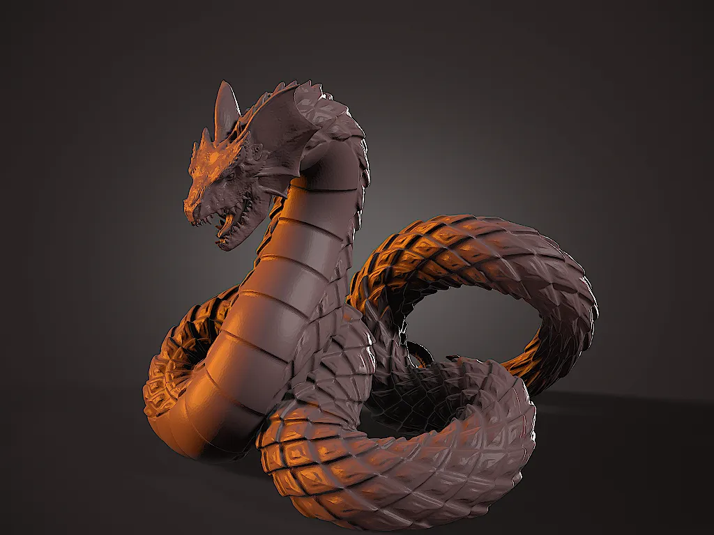 Basilisk by miniShev | Download free STL model | Printables.com
