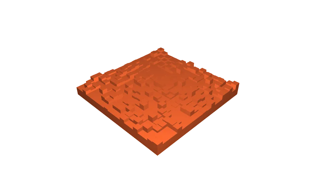 Randomly Generated Height Map by NMR_Scientist | Download free STL ...