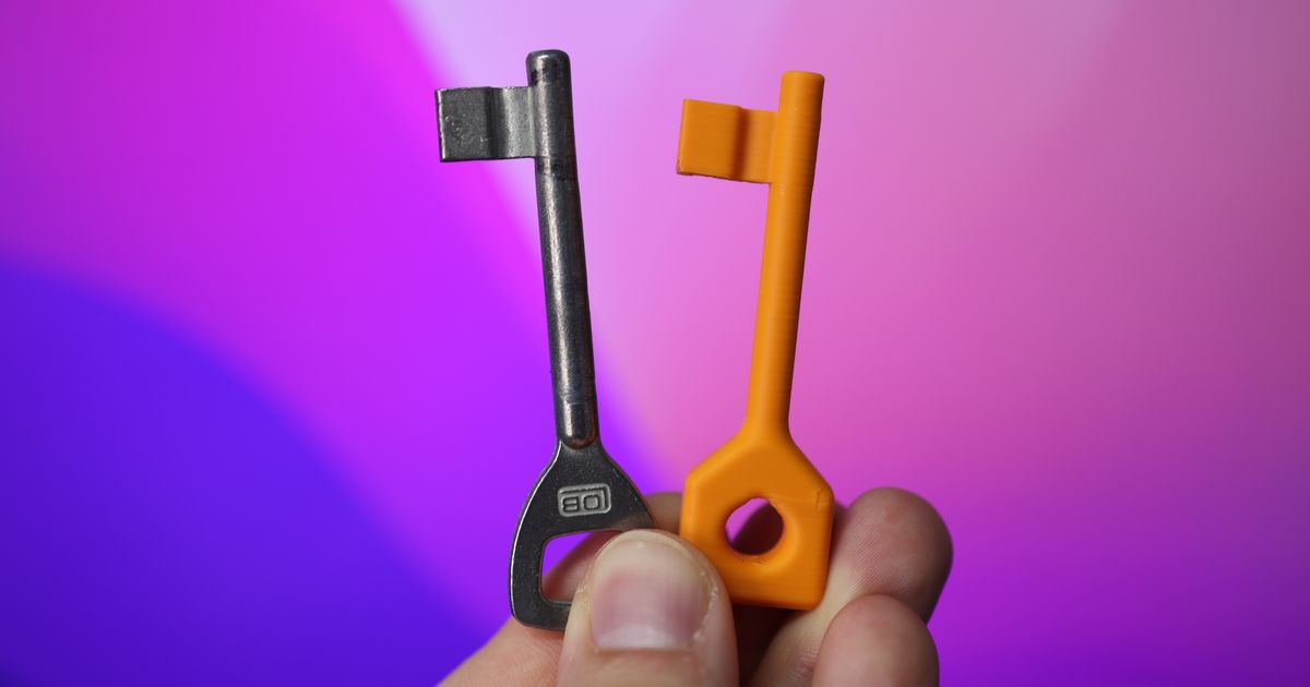 Interior door key - LOB 10 / HOBES 7 by Zemistr | Download free STL ...