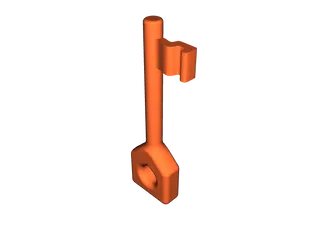 Interior door key - LOB 10 / HOBES 7 by Zemistr | Download free STL ...