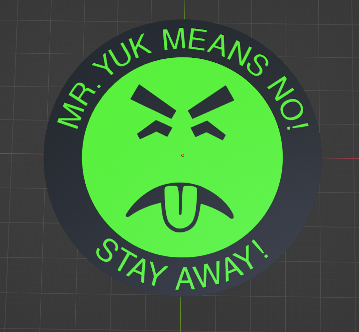 Mr. Yuk by jmynheir | Download free STL model | Printables.com
