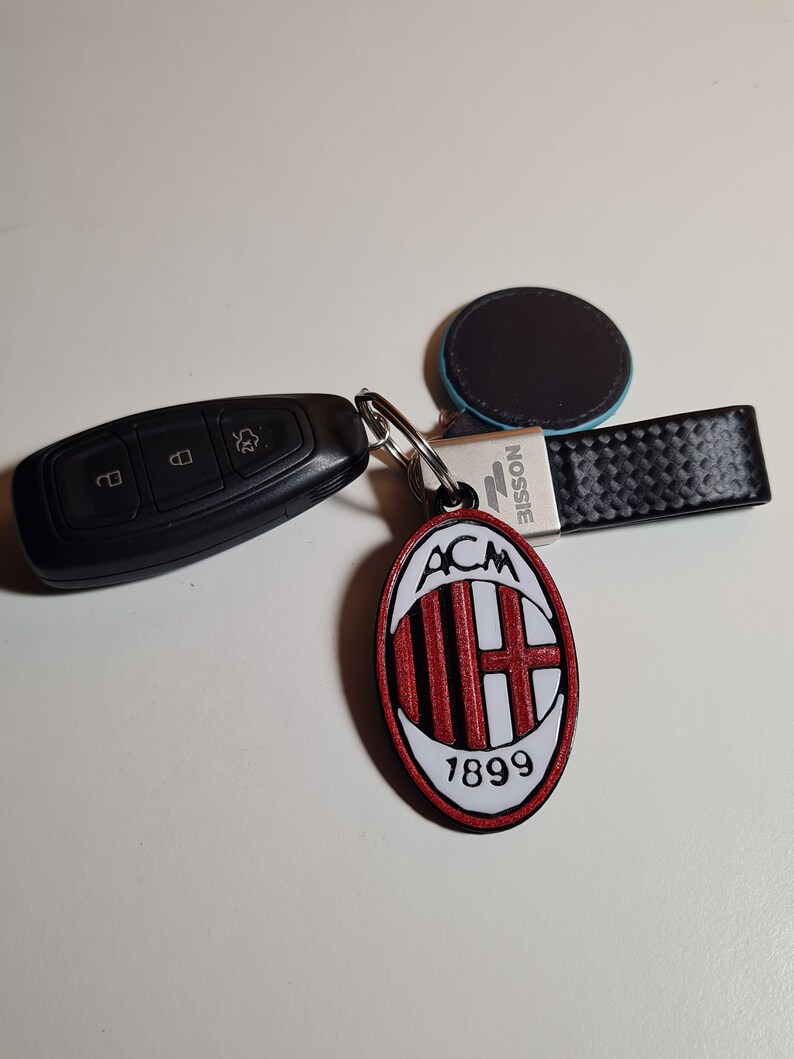 AC Milan keychain by 3Demme | Download free STL model | Printables.com