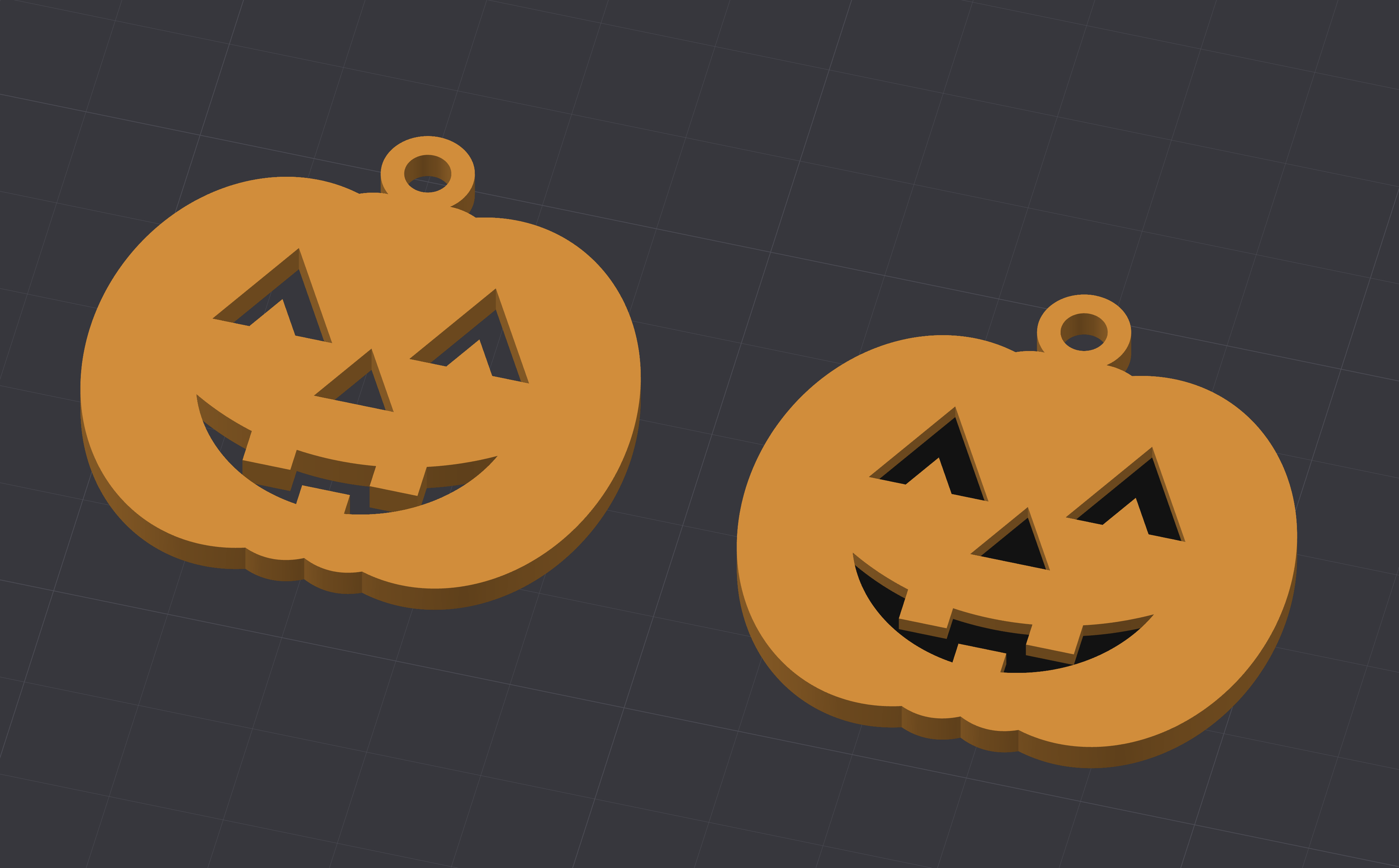 Pumpkin keychains by MarekZeman91 | Download free STL model ...
