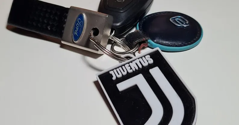 Juventus Keychain by 3Demme | Download free STL model | Printables.com