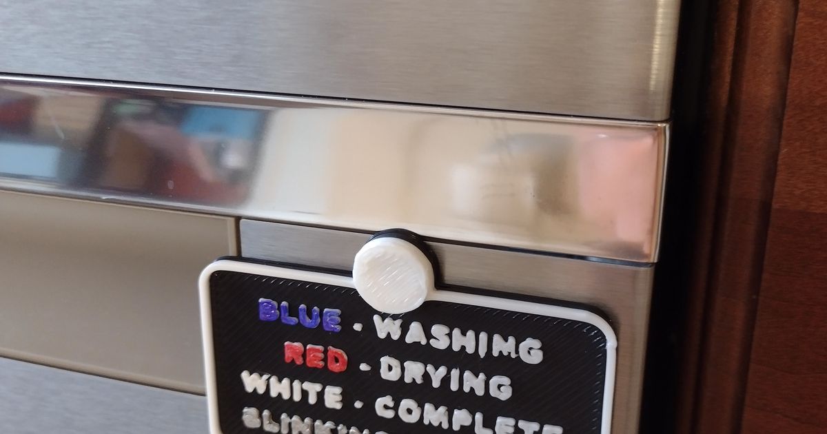 Whirlpool Dishwasher Status Light Sign by southbaygsr | Download free ...