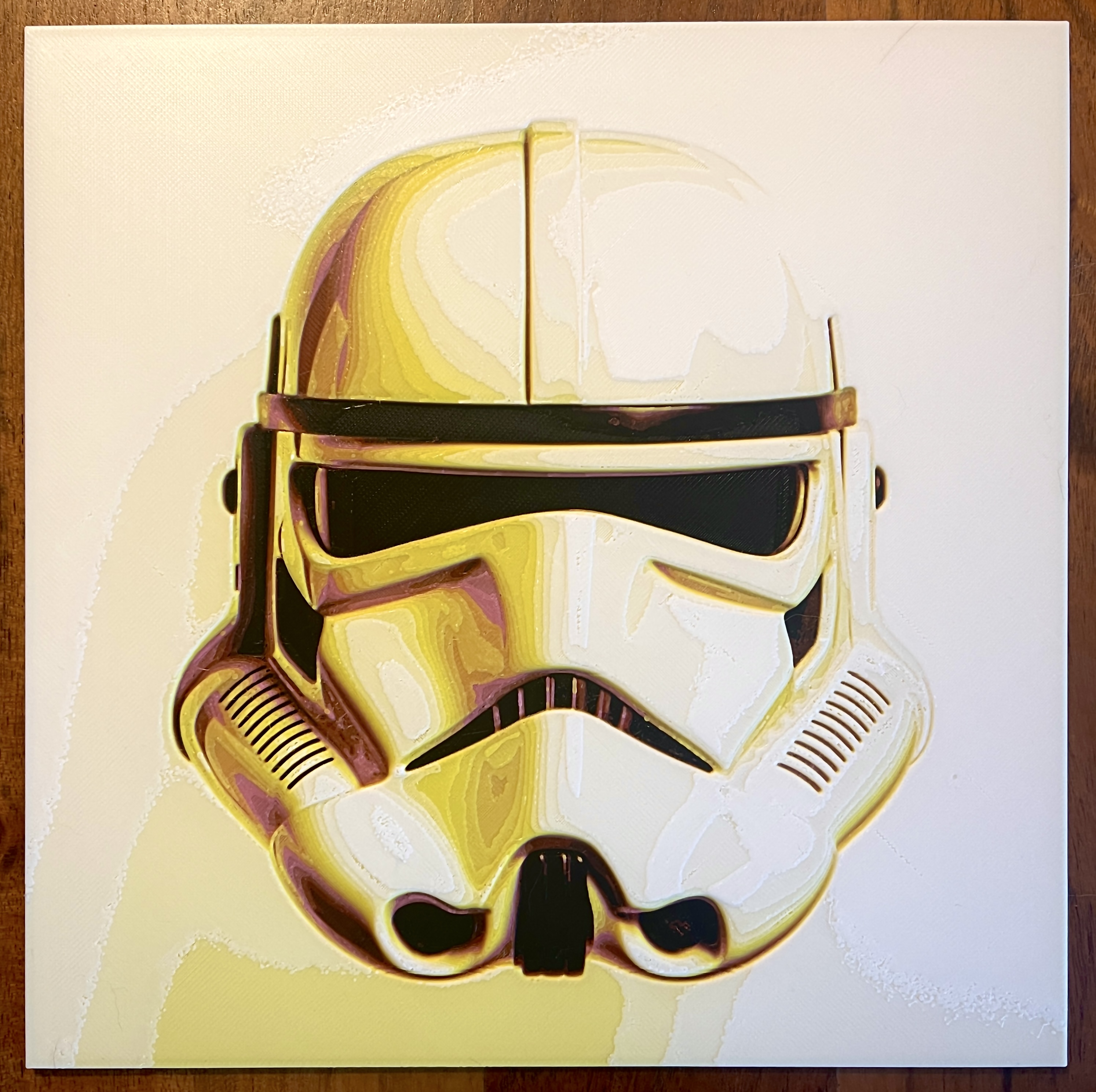 Colorful Clone Trooper Portrait by Robin | Download free STL model ...