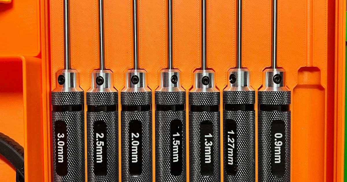 Gridfinity hex driver storage by smussabir | Download free STL model ...