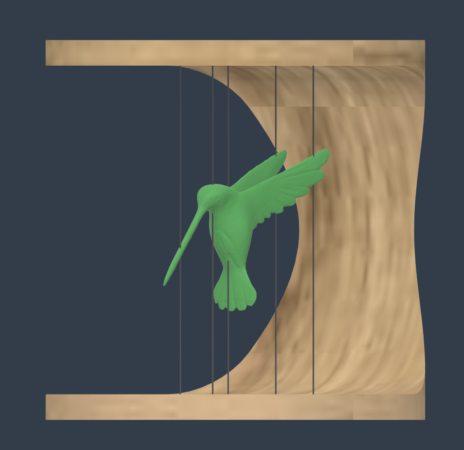 Floating Humming Bird by tbkMAKER | Download free STL model ...