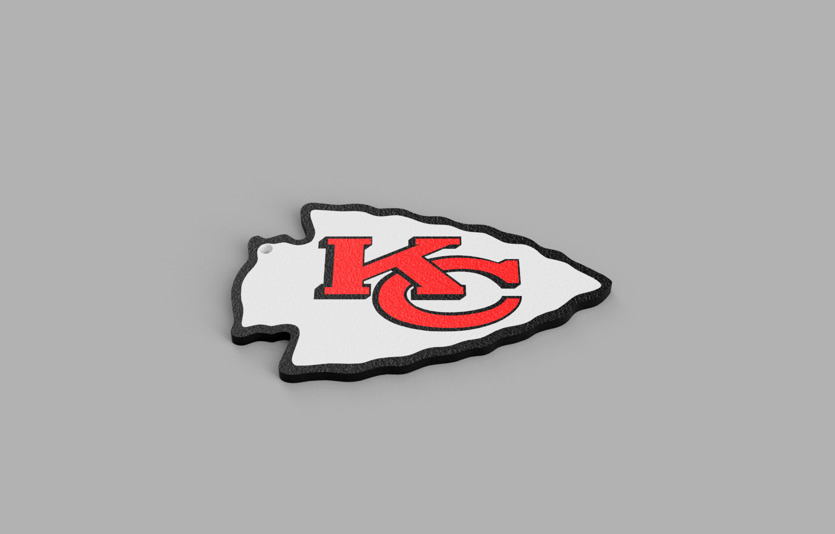 Kansas City Chiefs Keychain by ThreeDimensions | Download free STL ...