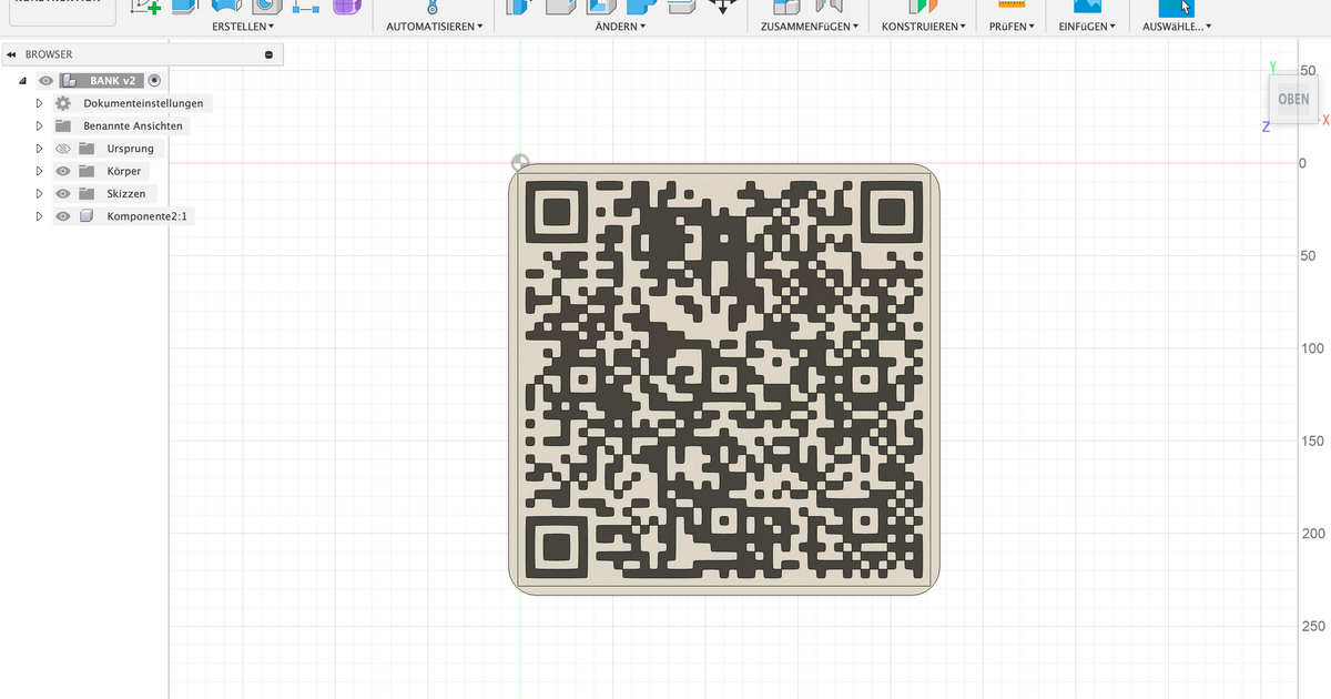 Mein Bank-QR-Code by DCDESIGN | Download free STL model | Printables.com