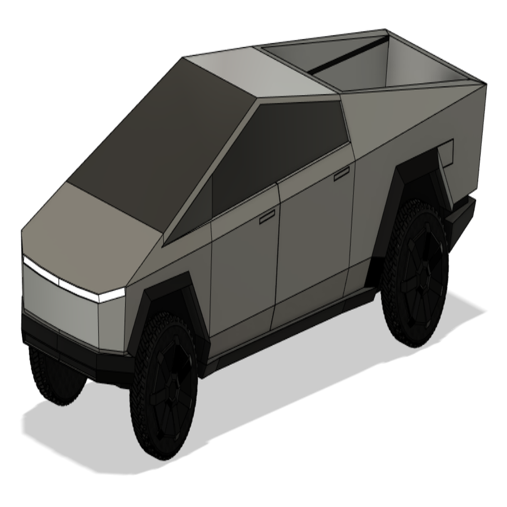 Tesla Cybertruck (high detail) by Tom H. | Download free STL model ...