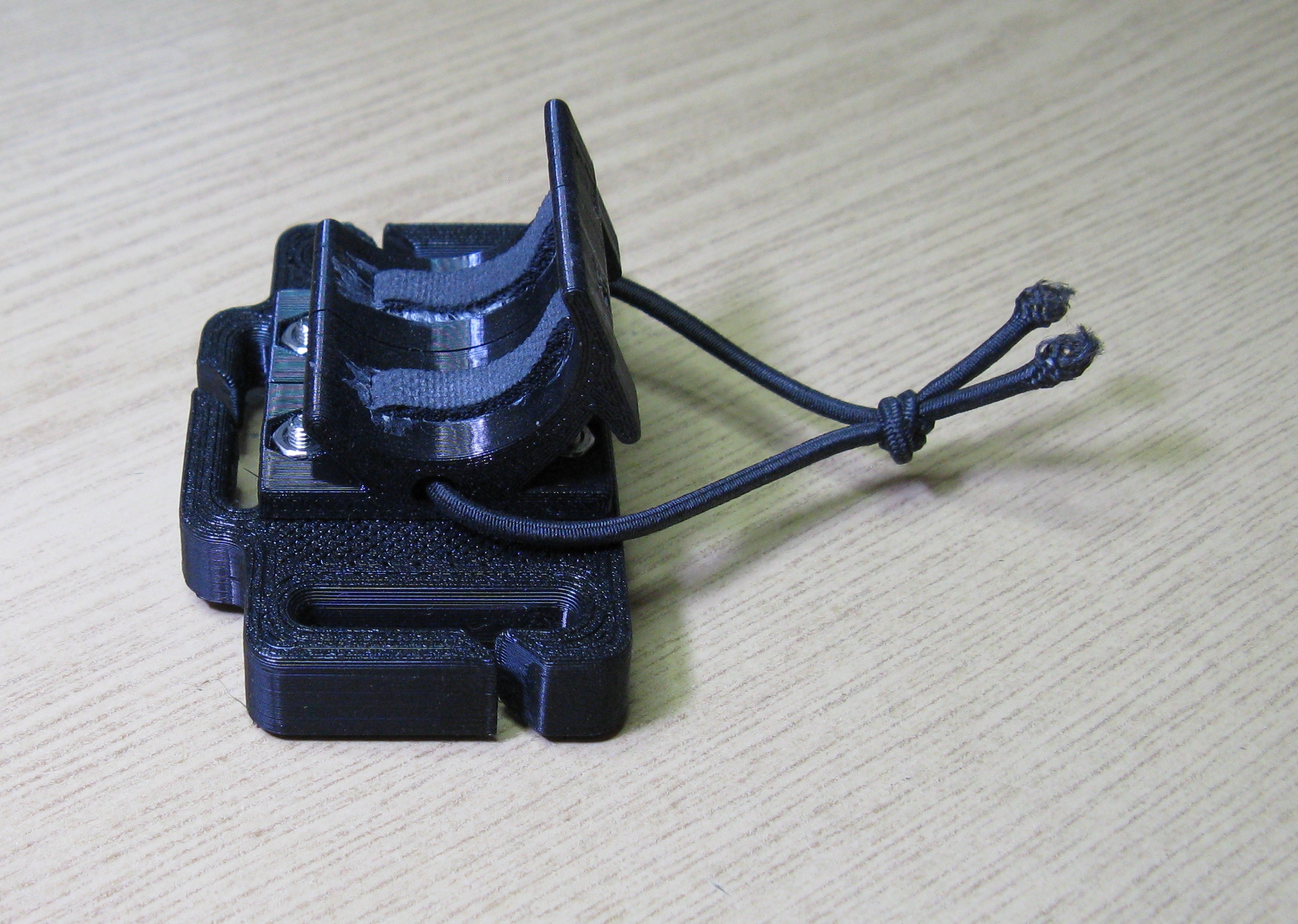 Headlamp right-angle lamp headstrap quickrelease mount by 3dloh ...