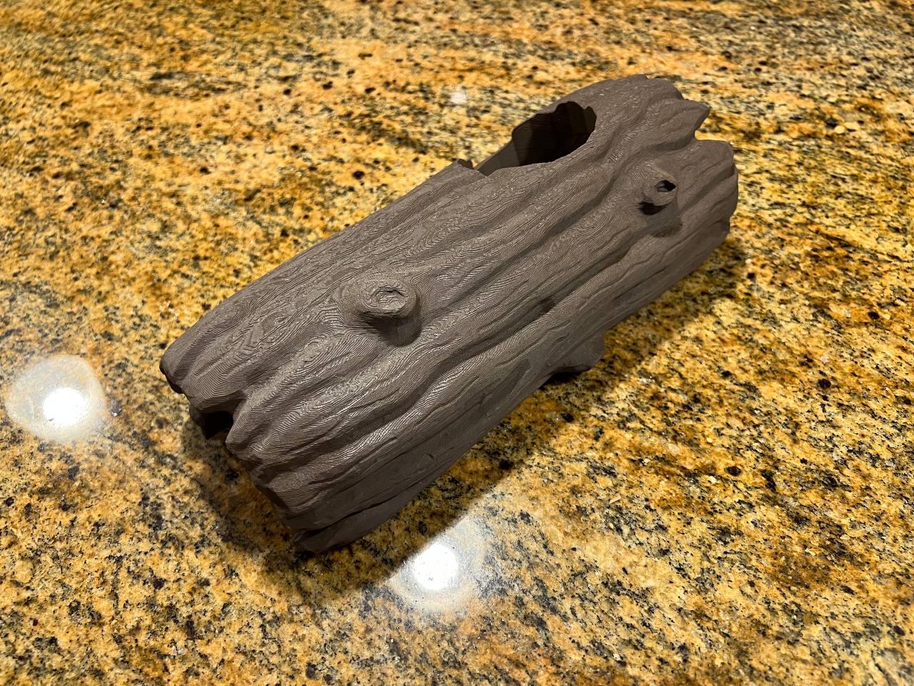 Hamster or Small Pet Log Tunnel by ohmikegoodness | Download free STL ...