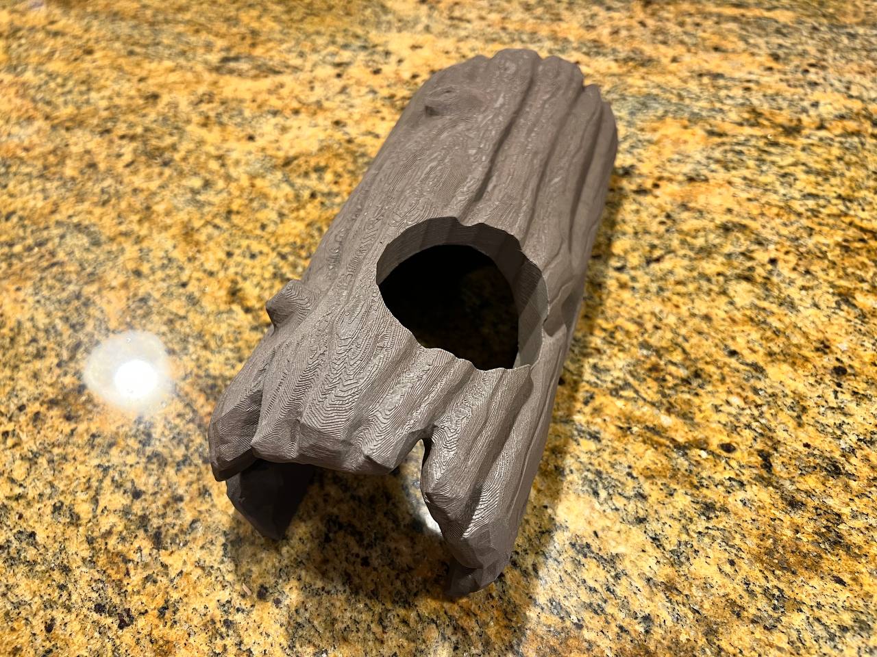 Hamster or Small Pet Log Tunnel by ohmikegoodness | Download free STL ...