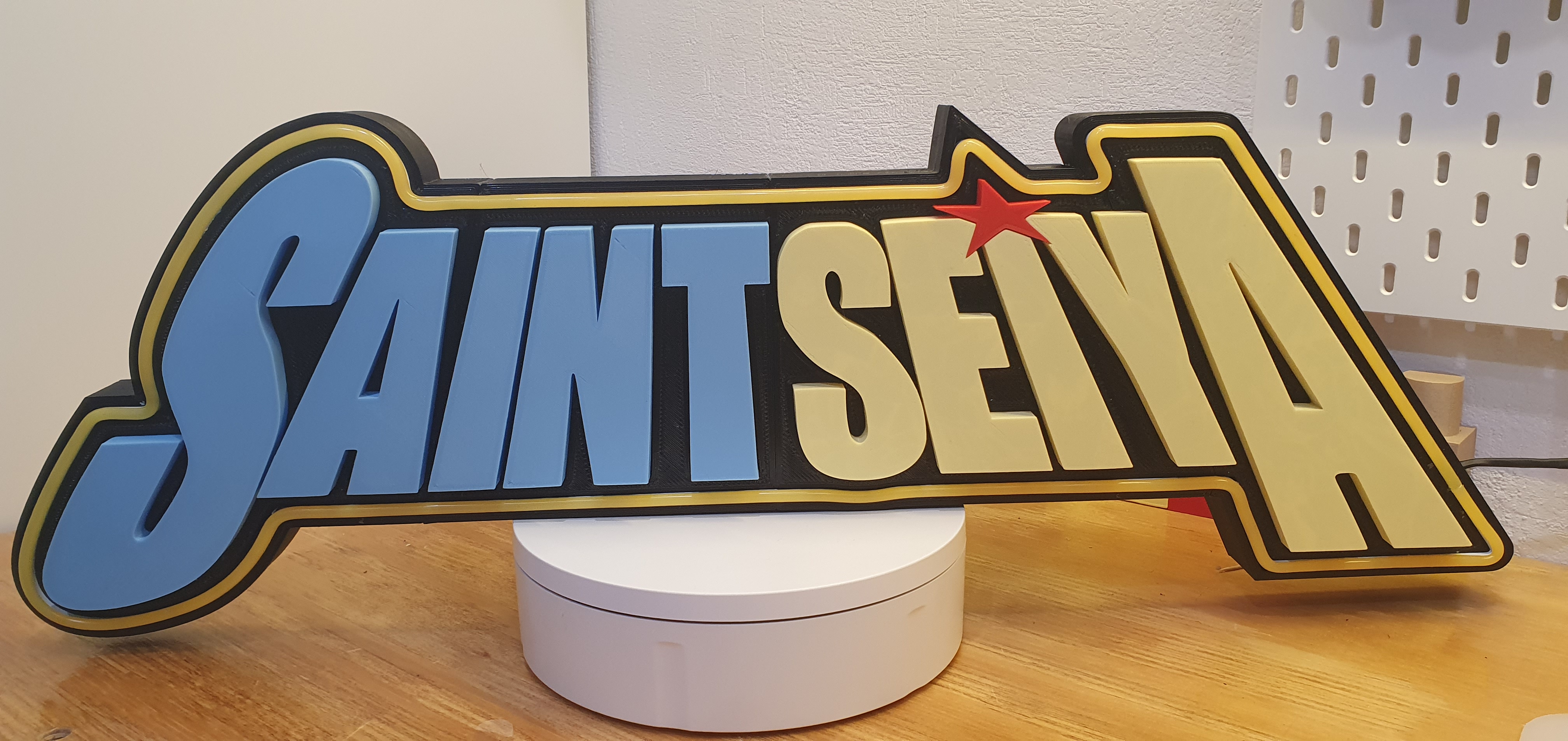 Saint Saiya lamp by BrightBox | Printables Store