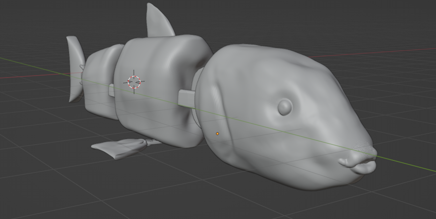 movable figure of a fish by Artim008 | Download free STL model ...