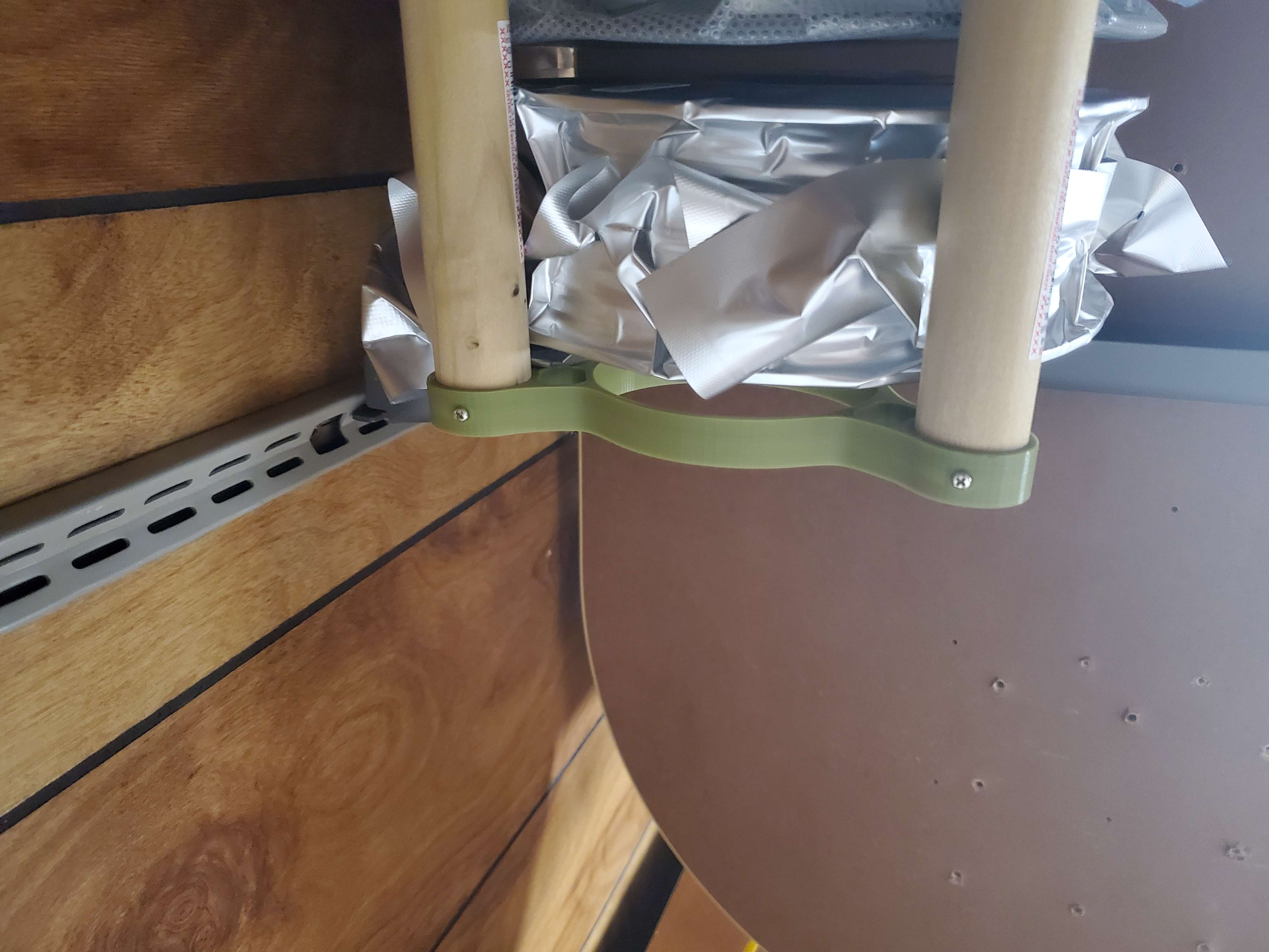 Under-desk mounting filament shelf brackets by StereoFreq | Download ...