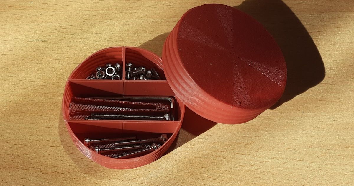 quick vase mode screw container with 1/3/4/5 compartments and a twist ...