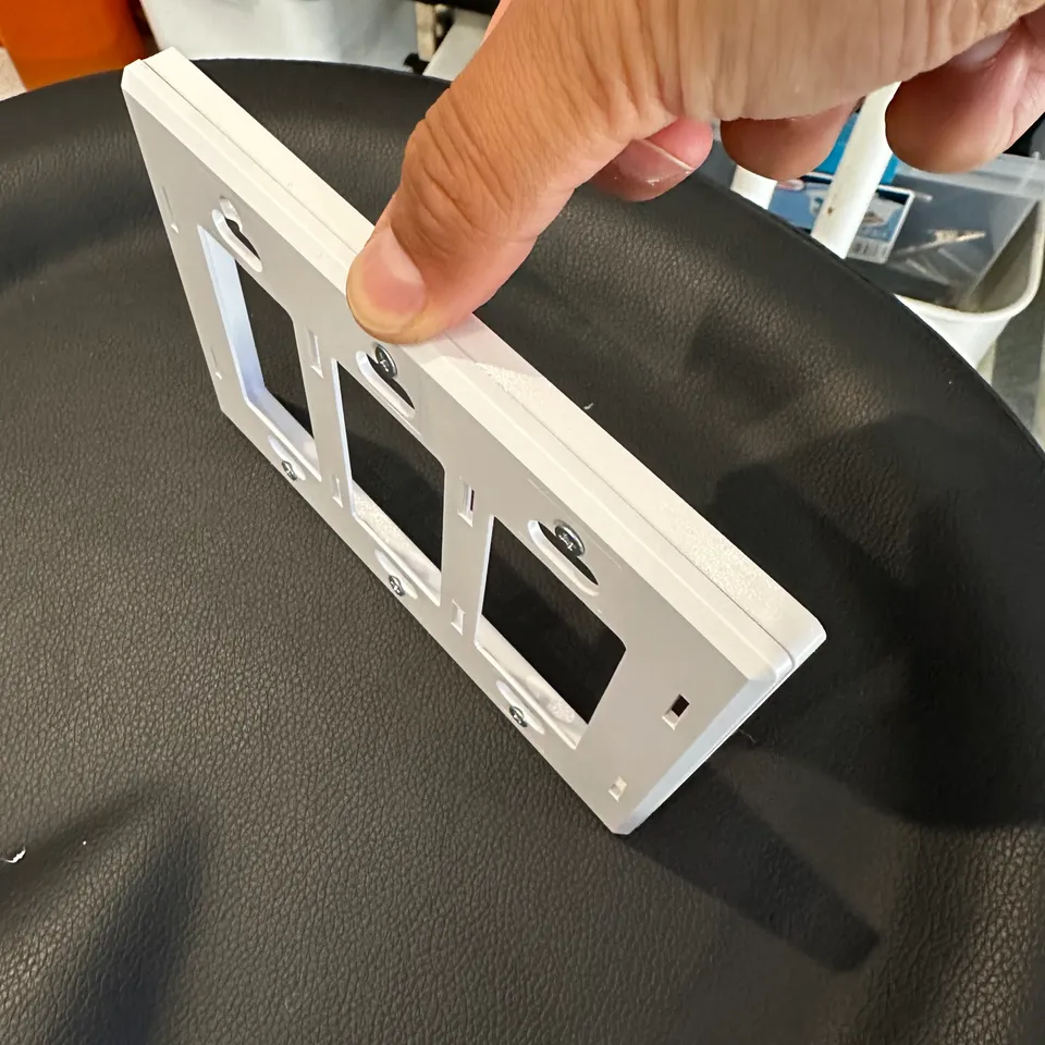 Lutron Light Switch Frame and Spacers (3-gang) by SirPrintsALot ...